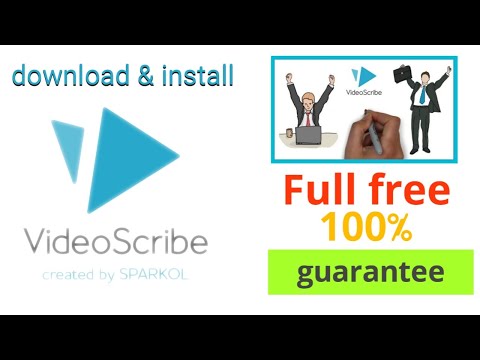 how to install videoscribe full free 100% | videoscribe full free download and install 2021 |