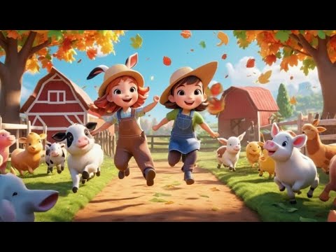 Farm Animal Frolic | Fun Farm Song for Kids | Educational Animal Rhyme for Toddlers