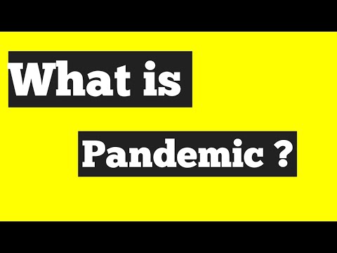 What is Pandemic ? In Hindi/what ?