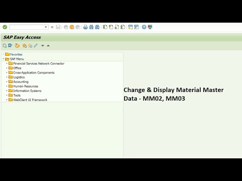 How to edit material master data in SAP MM