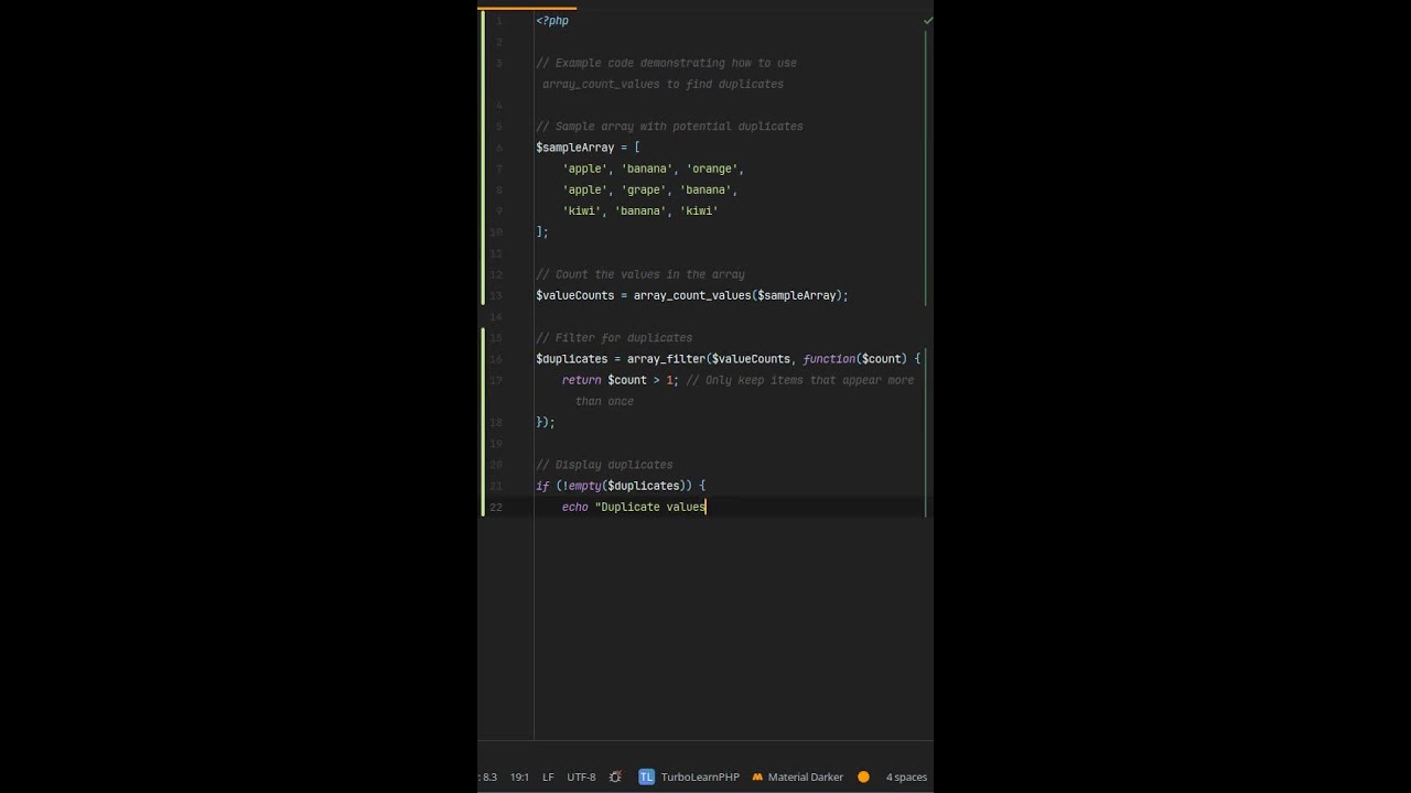 Which #php function checks duplicate values efficiently? Mastering Duplicate Checks in PHP!