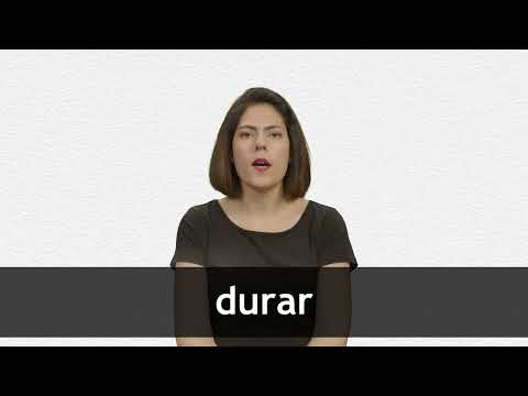 Traducción en inglés de “DURAR” | Collins Diccionario español-inglés