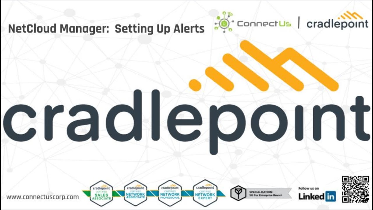 How to Set Up Cradlepoint NetCloud Manager Alerts