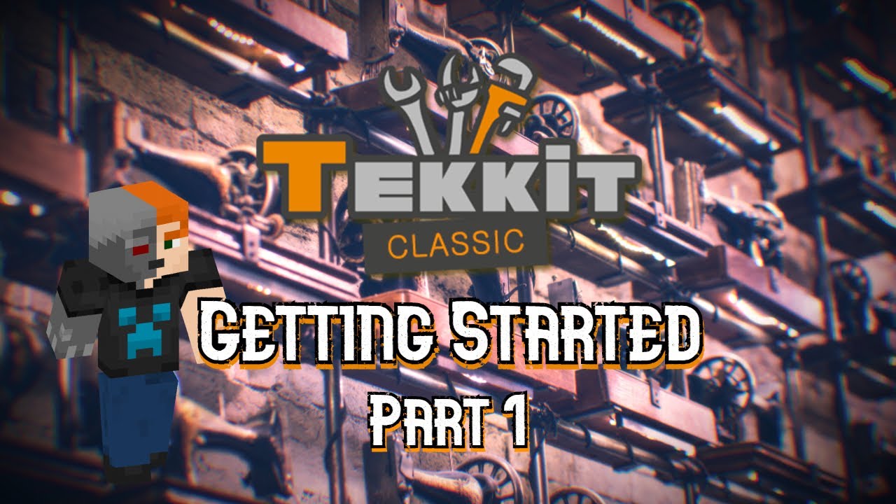 Minecraft Tekkit Getting Started Part 1 - All the basics