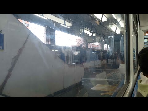 MRT-3 Trip from Magallanes Station to Guadalupe Station, Makati, Metro Manila, Philippines 🌆
