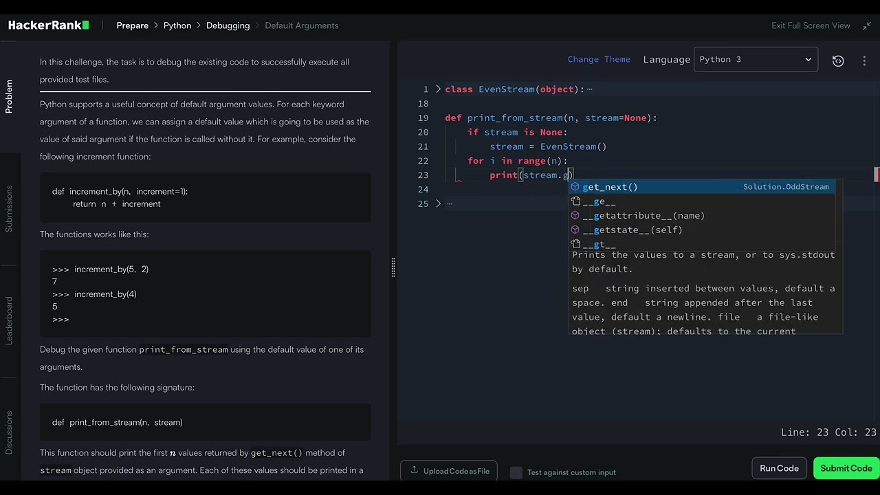 Hackerrank Python Solution  #2 Debugging - Default Arguments