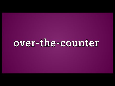 Over-the-counter Meaning