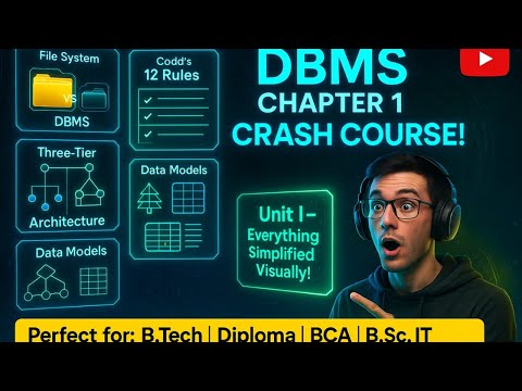 DBMS Chapter - 1 (Part - 2) #dbms #diploma #diplomaengineering #dbmstutorials #dbmslectures