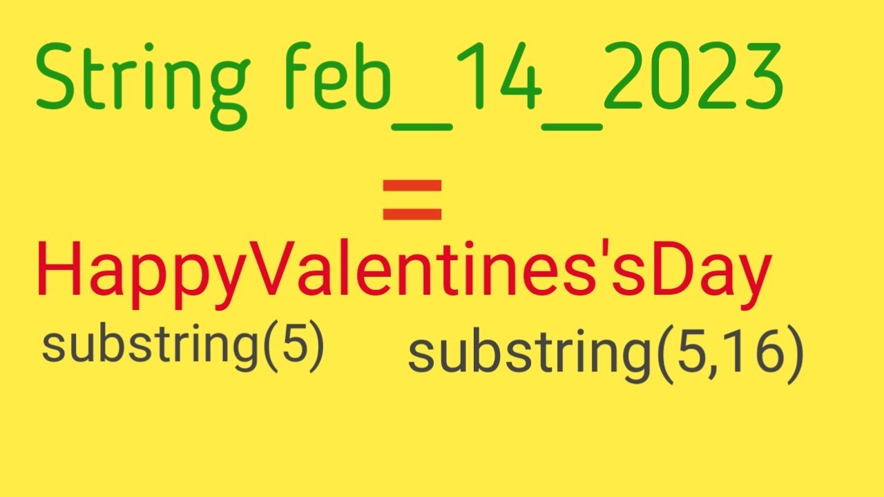 String in java | substring(int beginIndex) and substring(int beginIndex, int endIndex)  |  core java