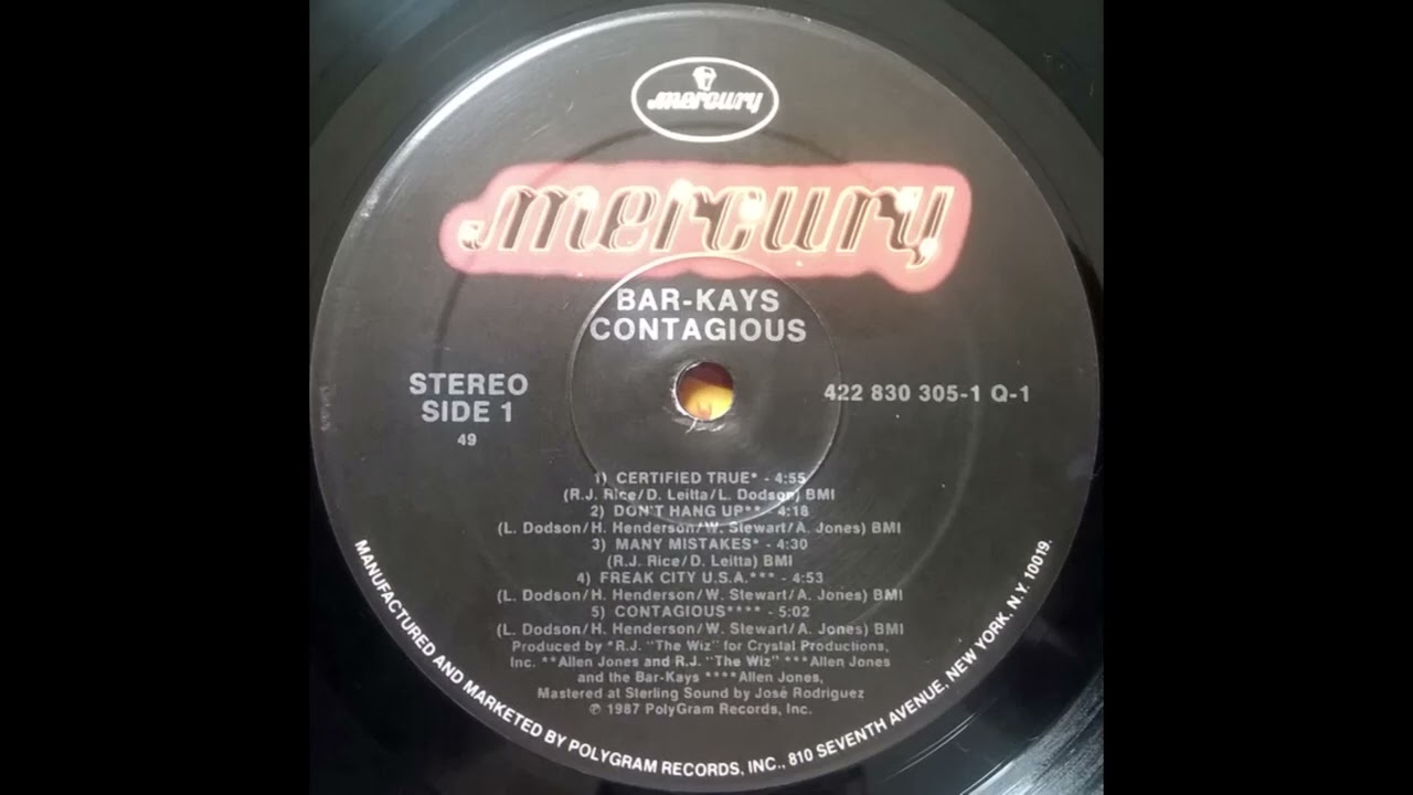 BAR KAYS - Certified true