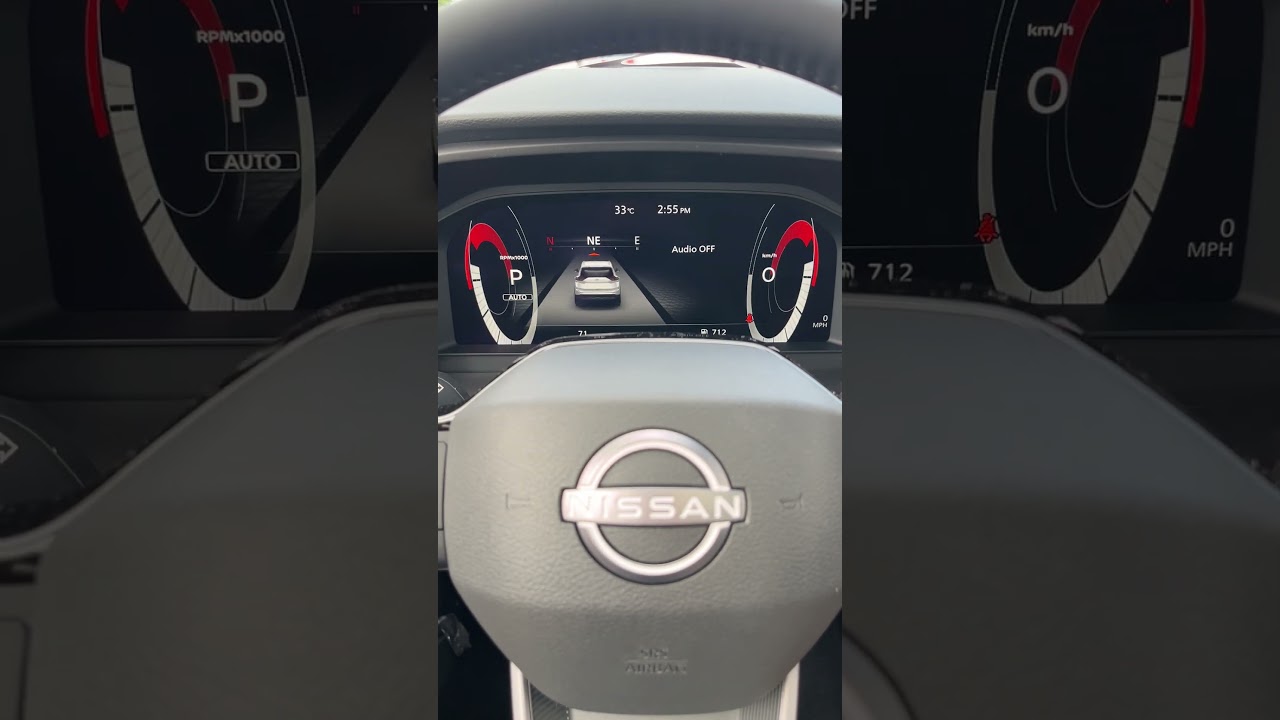 Changing the Dashboard View - 2025 Nissan Rogue
