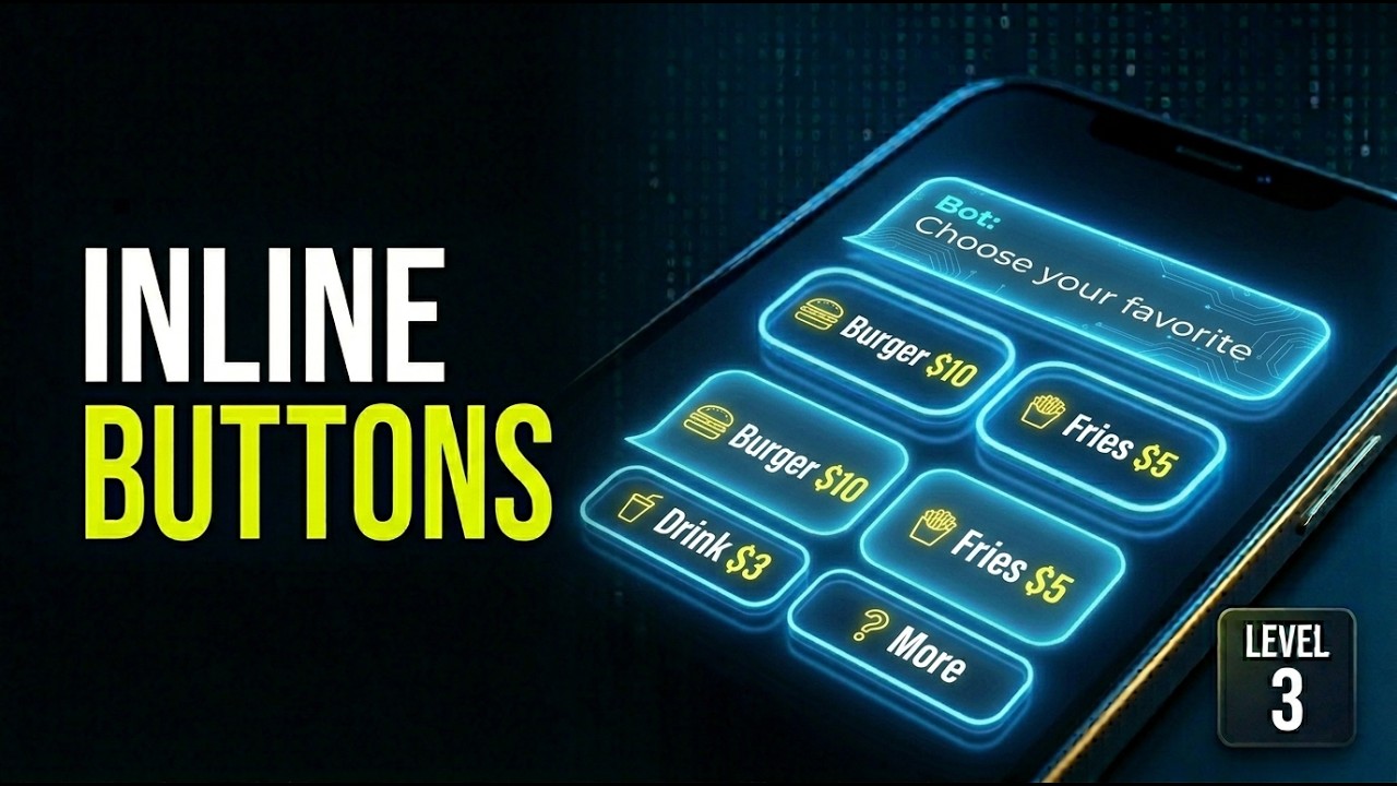 3. Inline Keyboards & Callbacks in Telegram Bots Python