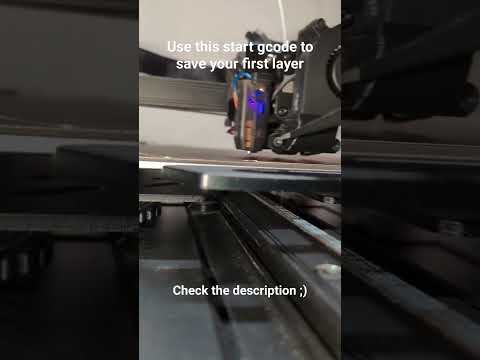 Ender 3 S1 Pro - Save your first layer using this simple start gcode modification