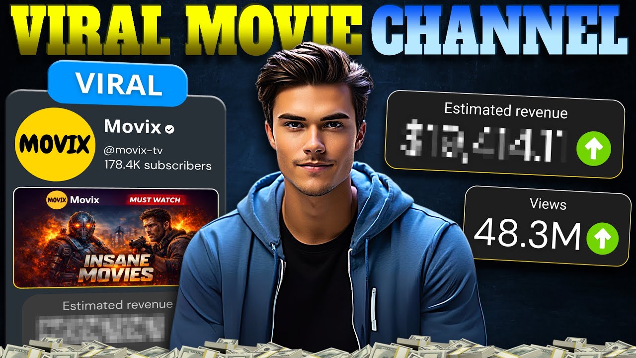 How I Built a VIRAL AI Movie Channel Using Only AI Tools