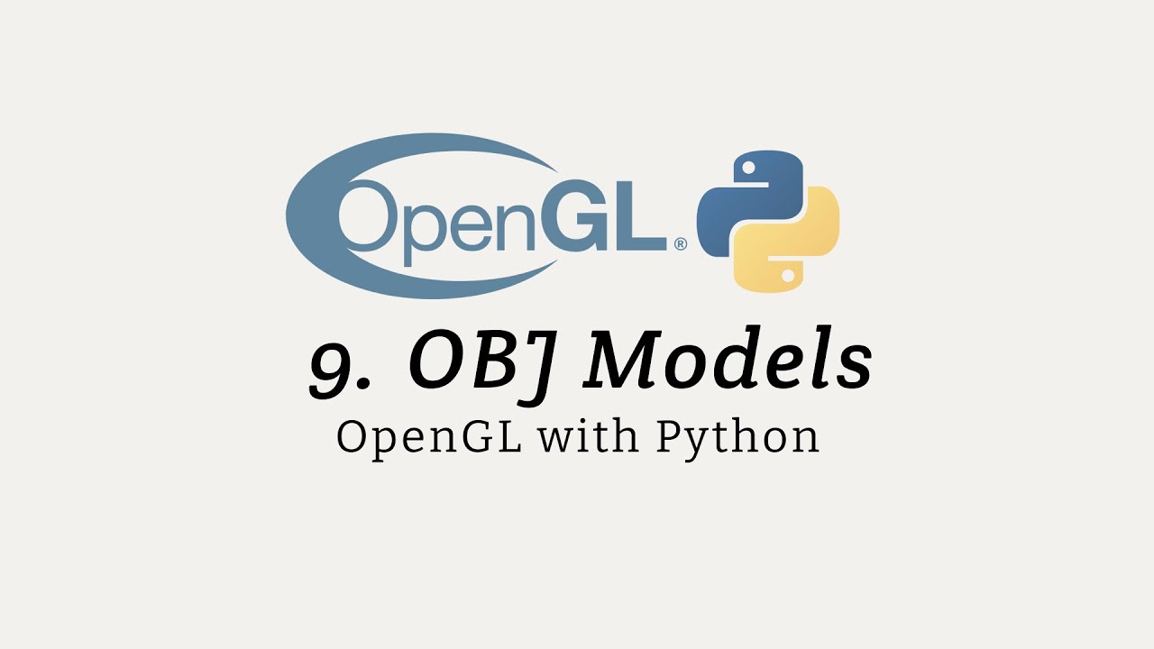 OpenGL with Python for Beginners: OBJ Models