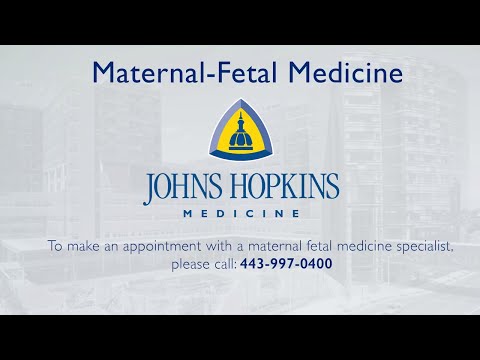 Johns Hopkins Division of Maternal Fetal Medicine Overview