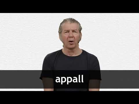 APPALL definition and meaning | Collins English Dictionary