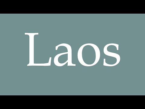 How to Pronounce ''Laos'' Correctly in French