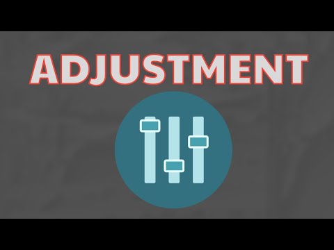What Does ADJUSTMENT Means || Meanings And Definitions With Example in ENGLISH .