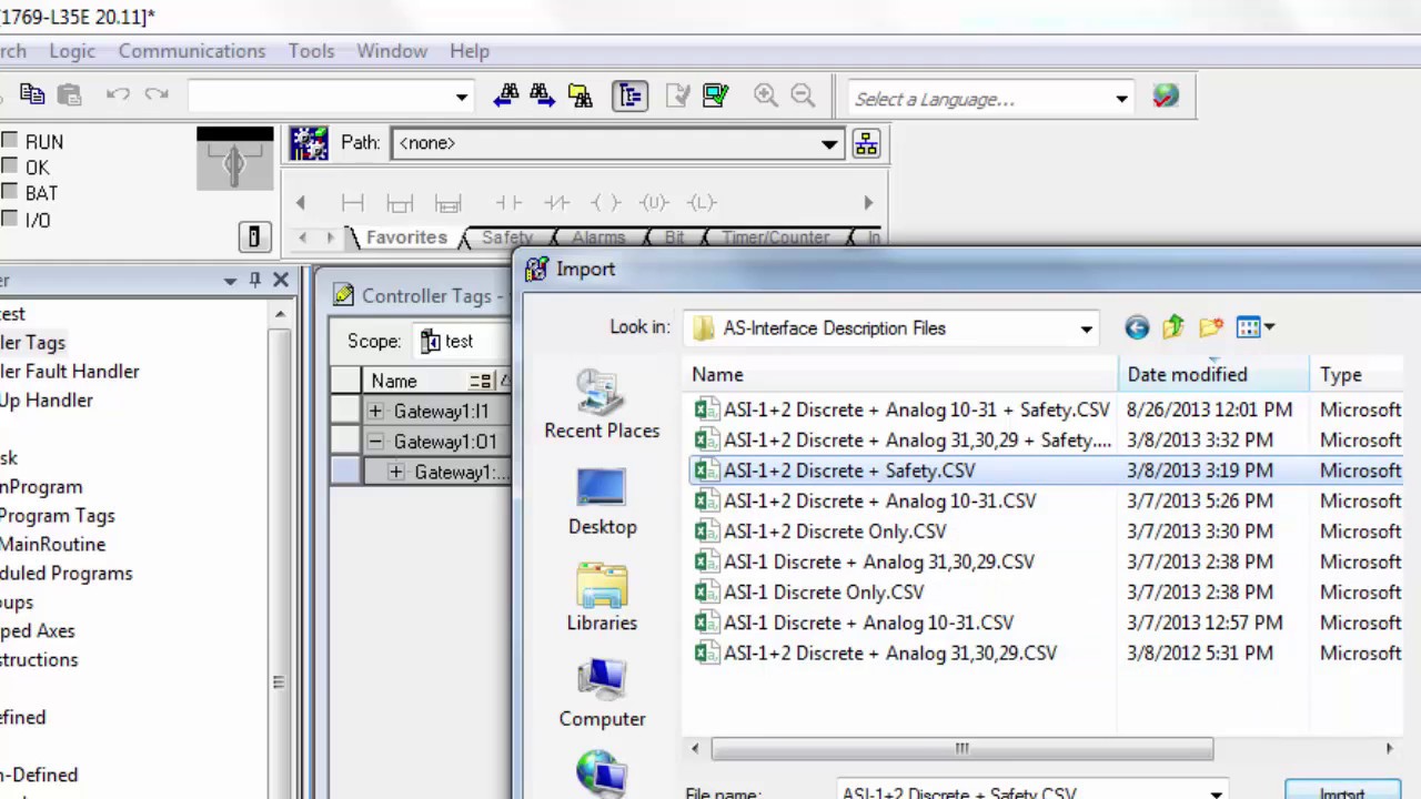AS-Interface Integration into Rockwell Automation PLC