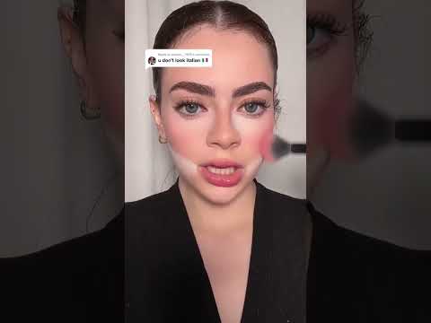 You don’t look ITALIAN?! #makeupchallenge #shorts