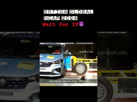 Maruti Suzuki Ertiga 2024 Global NCAP Crash Test. #marutisuzuki #suzukiertiga #suzuki