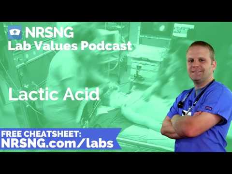 Lactic Acid Nursing Considerations, Normal Range, Nursing Care, Lab Values Nursing