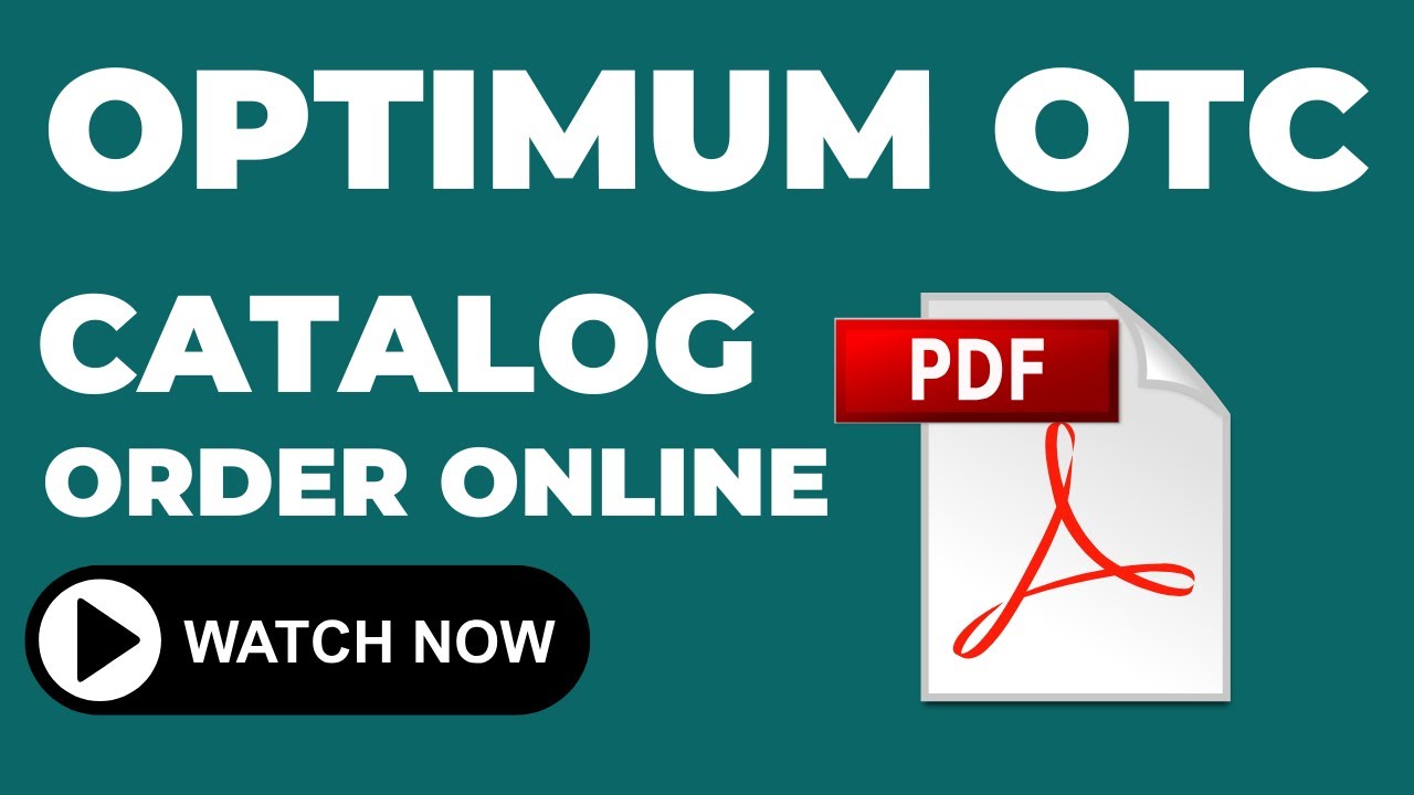 Optimum OTC Order Online and Catalog 📑