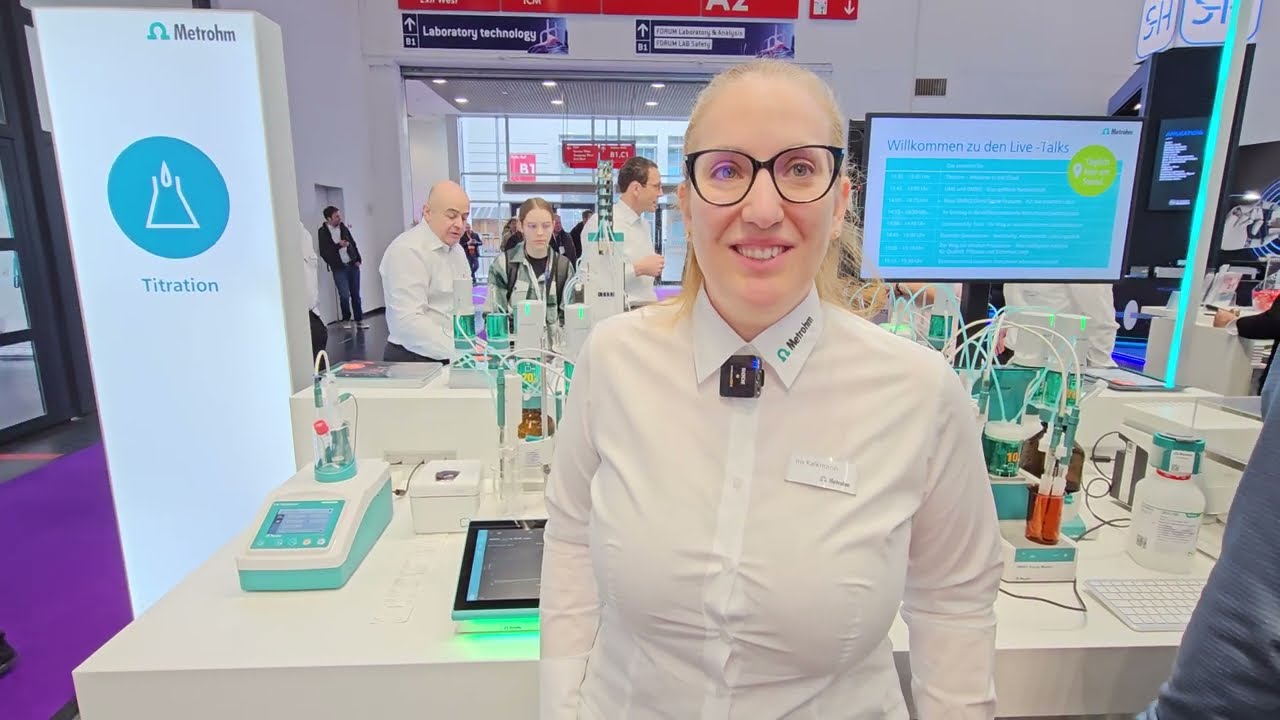 🎞 #LiveWithChaudhrey  S7E025 with Metrohm #A1.101 Iris Kalkman at analytica March 26
