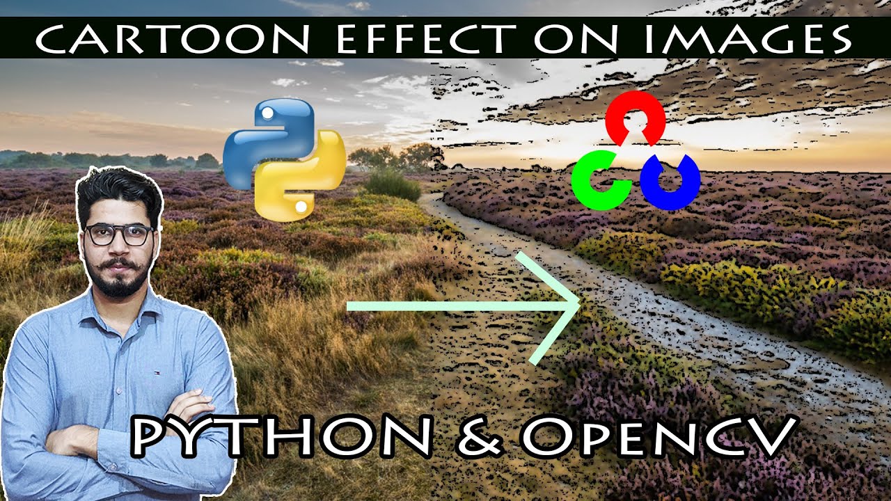 Cartoon Effect On Images Using OpenCV In Python