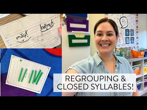 Teaching Addition with Regrouping, Closed Syllables in First Grade, & How to Writing! / Teacher Vlog