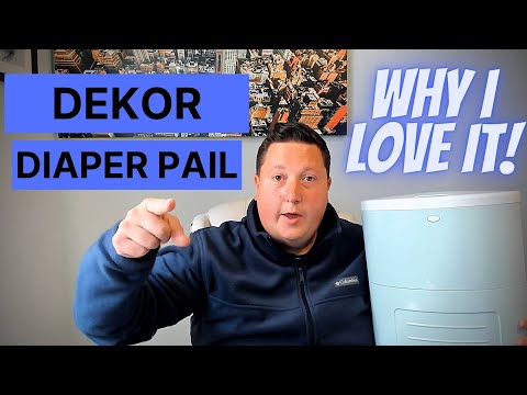 DEKOR Diaper Pail - Review & Tutorial