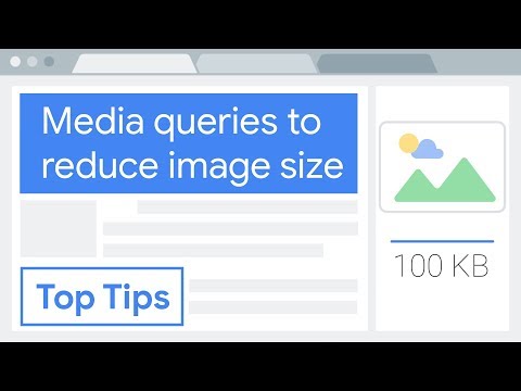 Reduce image size: use media queries for background images