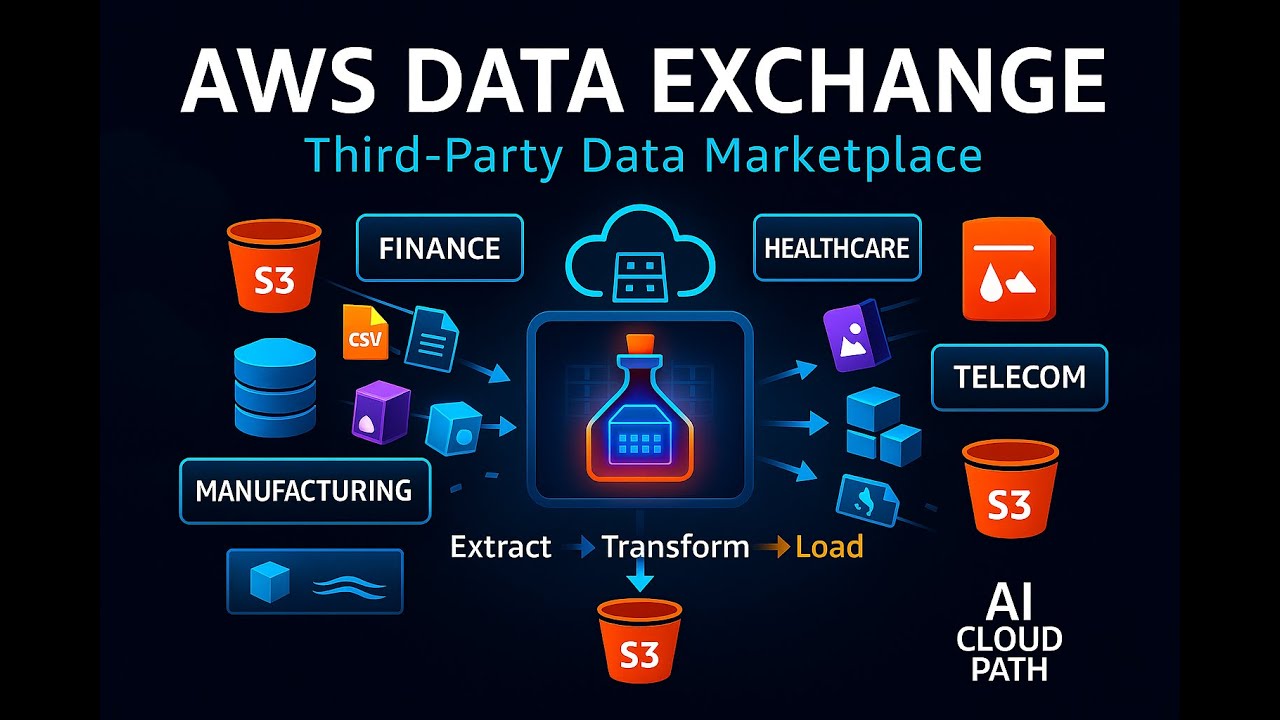 AWS Data Exchange Explained | Third-Party Data for Analytics & ML (Exam Ready)
