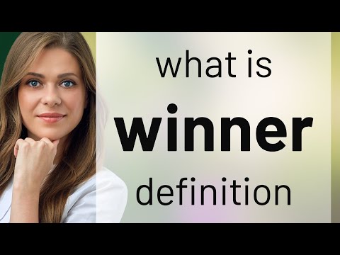 Winner — meaning of WINNER