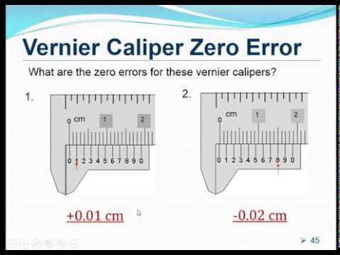C1 L6 VCaliper Zero Error