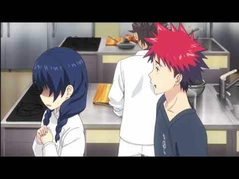 funny food wars dub moment