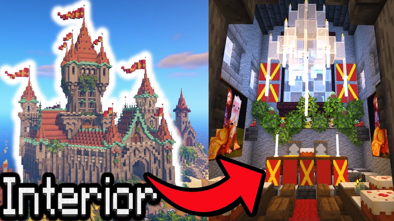 Interior Decorating my Minecraft 1.18 Castle!