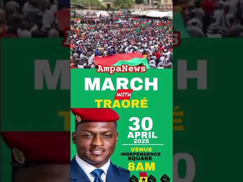 LIVE:BURKINA FASO ERUPTS IN MASS PROTESTS BACKING IBRAHIM TRAORE! #ampanews #nigeria #uganda #ghana