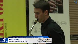 Filip Dujmovic plays Portraits by Kresimir Seletkovic - Adolphesax