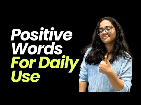 Positive Words For Daily Use In Conversations ~ Expand Your Vocabulary #shorts #learnenglish #esl