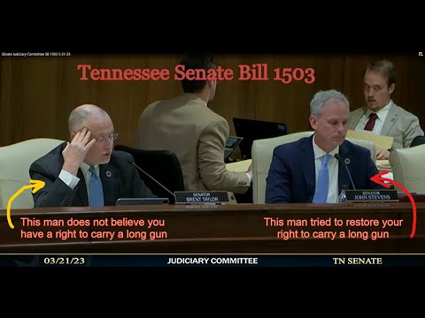 Senators Stevens and Taylor's Amendments on SB 1503, one tries to add Liberty, one denies rights!