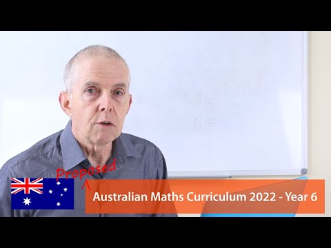 Year 6 level Australian Curriculum - Mathematics for 2022: Personal review