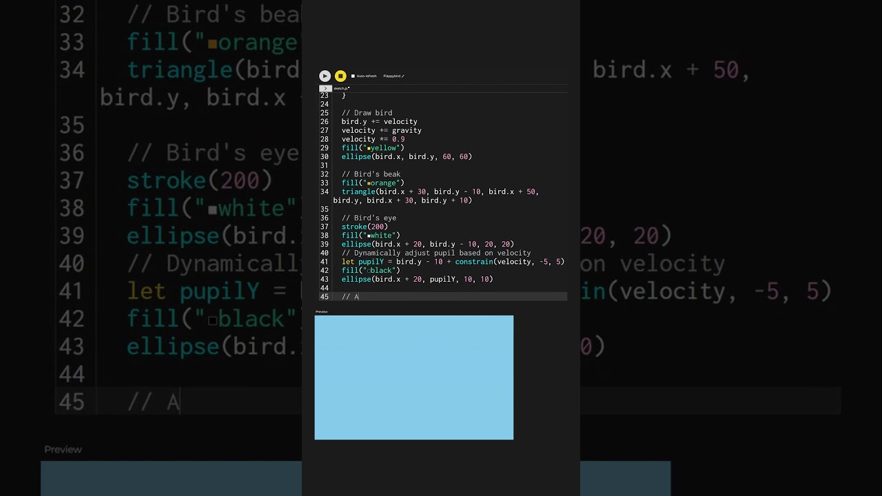 Coding Tutorial: Flappy Bird (Part 4) #p5js #javascript #coding