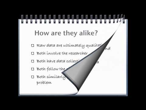 RESEARCH 1 - 5 - Differences in Quantitative and Qualitative Research