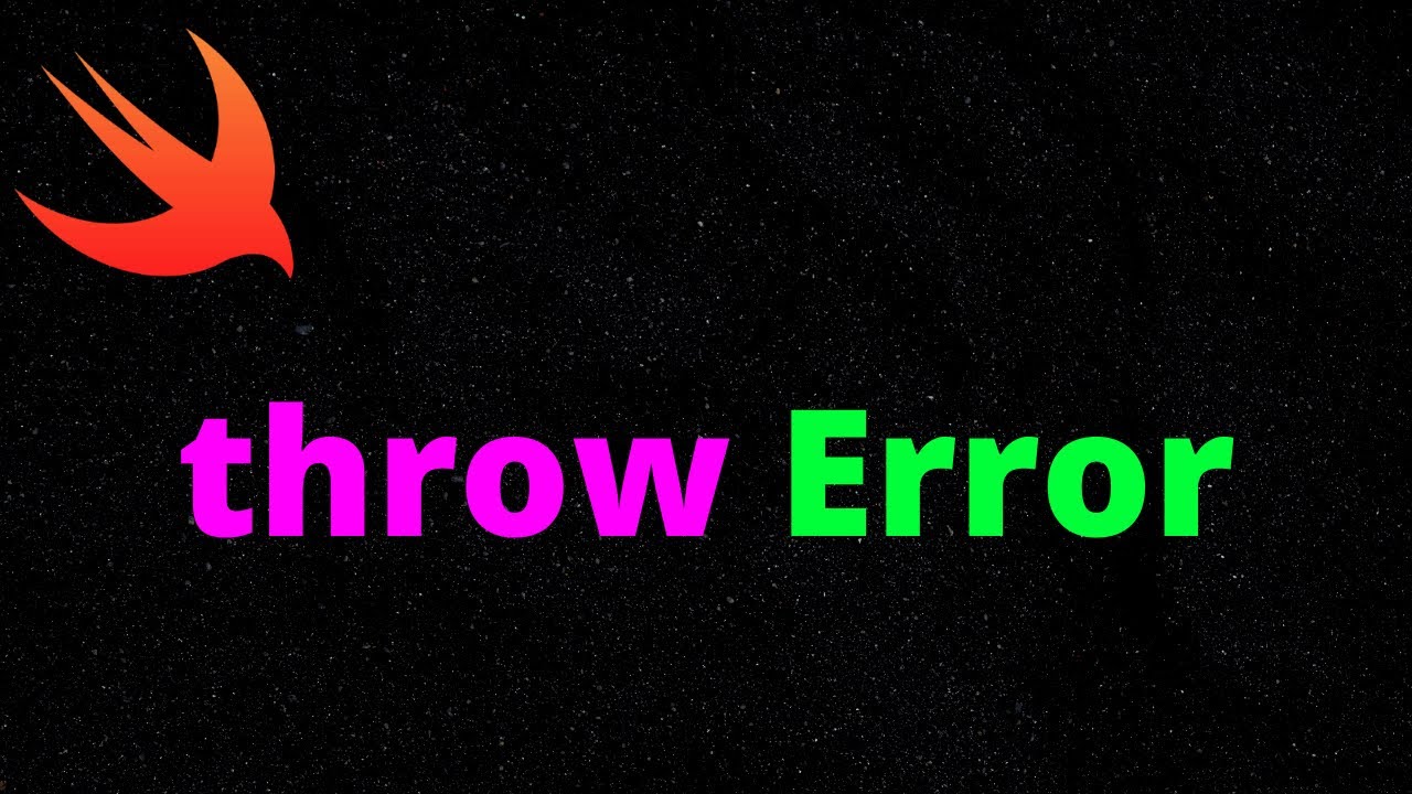 Swift: Error Handling & Throwing Errors (2021, Xcode 12, Swift 5) - iOS Development