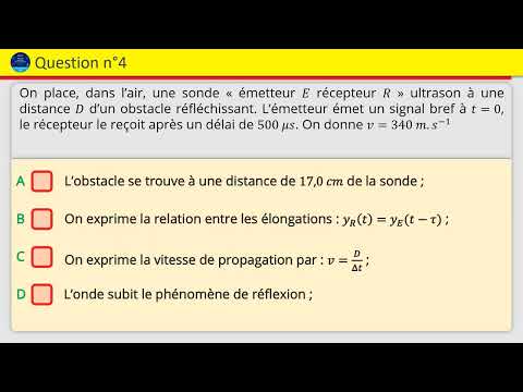 QCM onde partie n°1