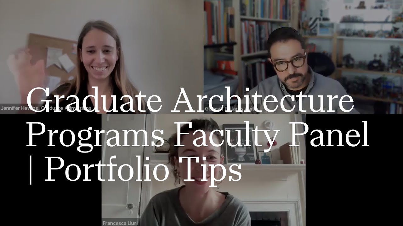 Graduate Faculty Panel (Arch/IntAr) | Portfolio Tips | RISD Graduate Admissions | 2025-2026