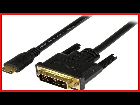 StarTech com 1m Mini HDMI to DVI D Cable MM 1 Meter Mini HDMI to DVI Cable 19 pin HDMI C
