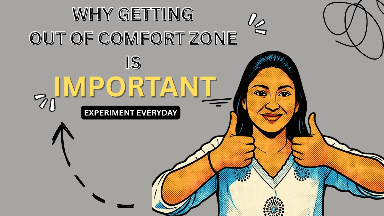 Get out of your comfort zone! Experiment.